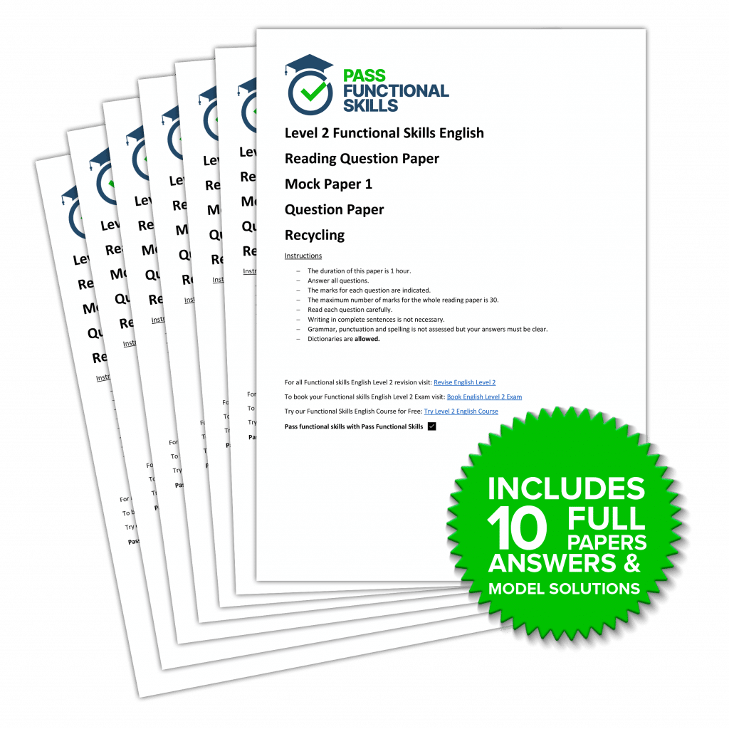 Functional Skills Level 2 Reading | Maths and English