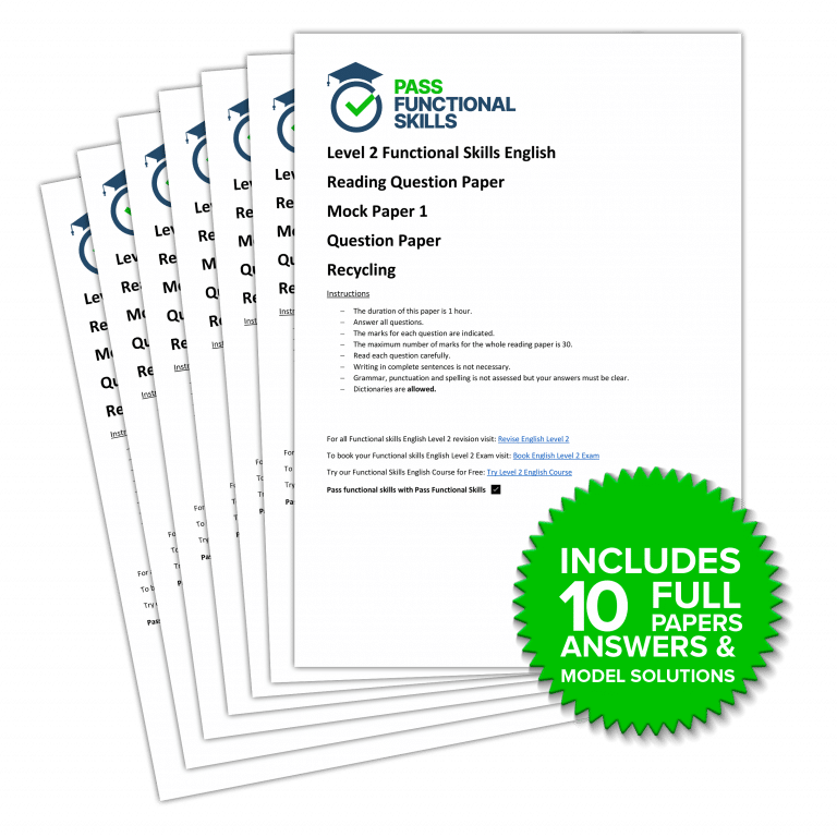 Functional Skills Level 2 Reading | Maths and English