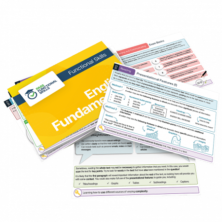 Functional Skills English Level 2 Revision Cards | Pass Functional Skills