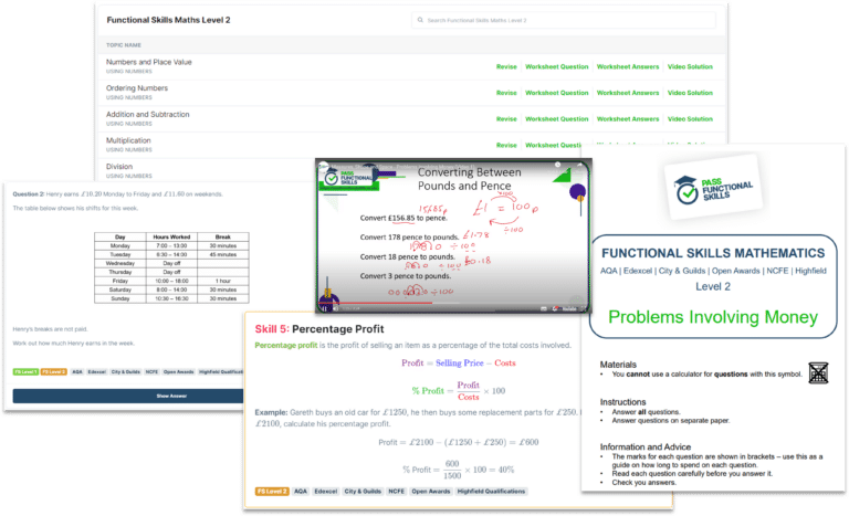 Functional Skills Level 2 Maths and English | Pass Functional Skills