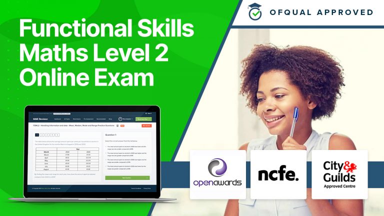 Functional Skills Maths Level 2 Online Exam | Ofqual Regulated