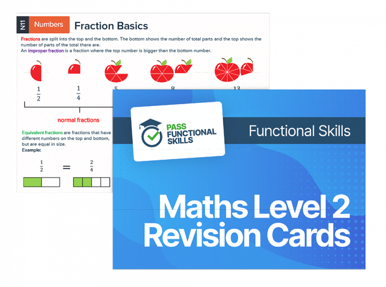 Functional Skills Maths Level 2 Revision Cards | Pass Functional Skills