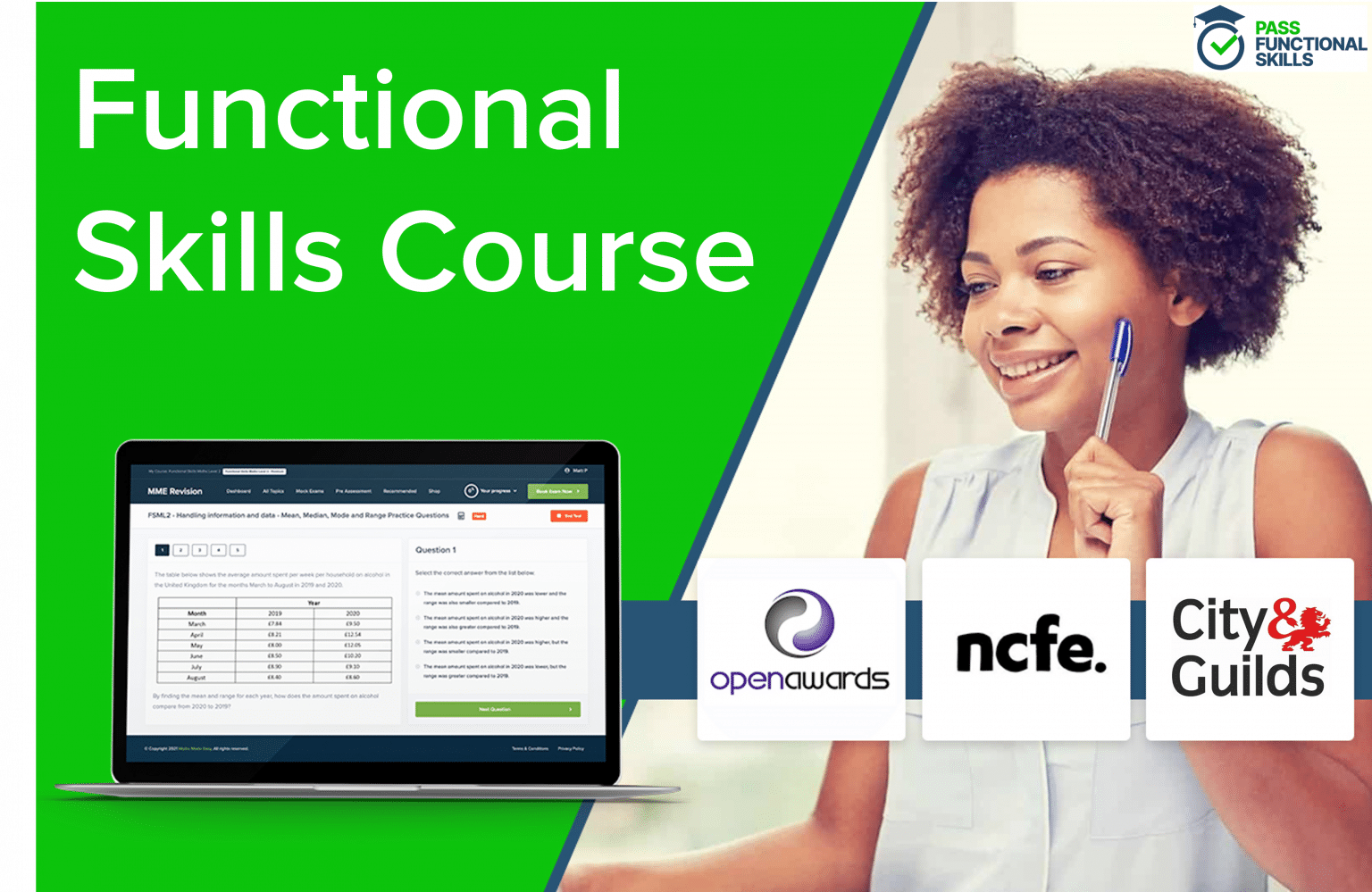 Pass Functional Skills | Ofqual Regulated Exams & Courses