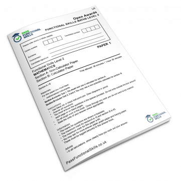 Functional Skills Maths Level 2 Practice Papers | Pass Functional Skills