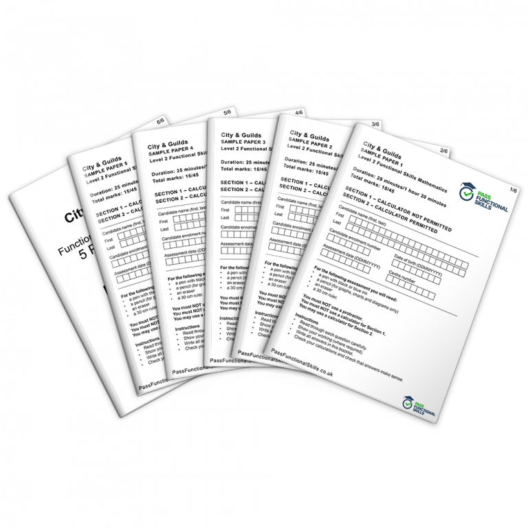 NOCN Functional Skills Maths Level 2 Past Papers And Mark Schemes
