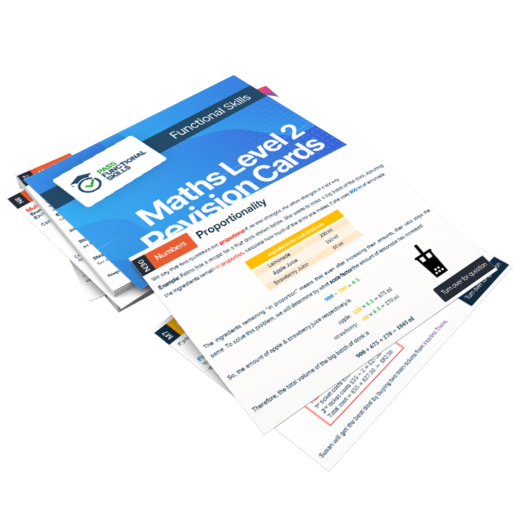 Functional Skills Maths Level 2 Revision Cards | Pass Functional Skills Functional Skills Maths Level 2 Revision Cards | Pass Functional Skills