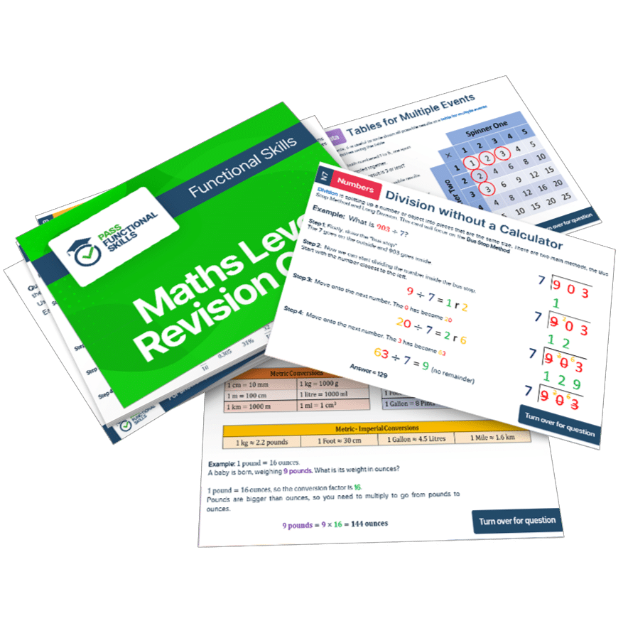 Functional Skills Maths Level 2 Revision Cards | Pass Functional Skills